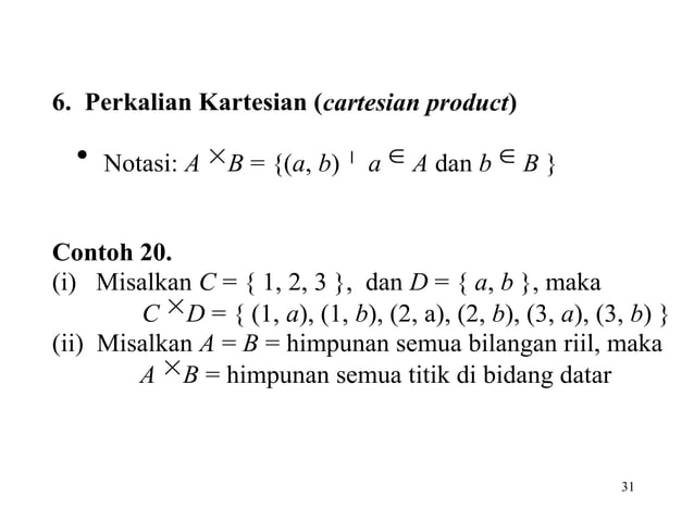 Matakuliah Matematika Diskrit Materi Himpunan | PPT