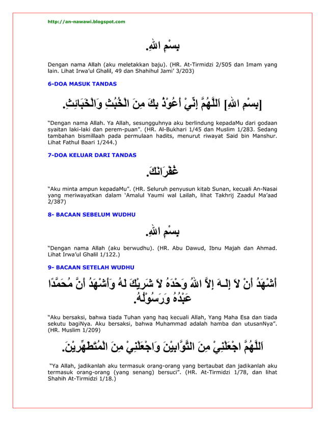 Himpunan doa doa-drpd_hadis | PDF