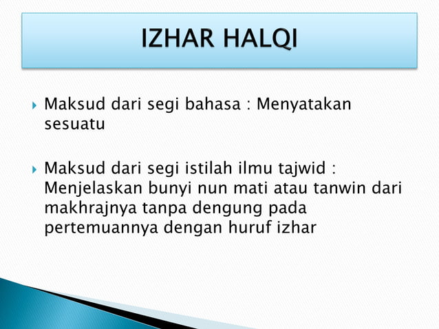 Himpunan tajuk tajwid kelas tfd (bahagian 1) | PDF