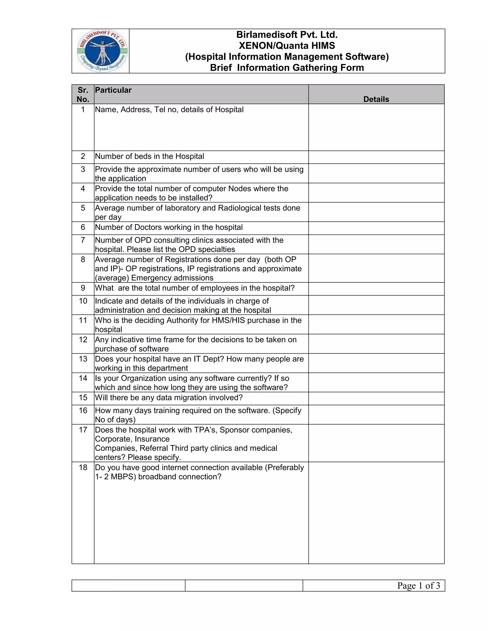 Hims brief questionnaire | DOCX