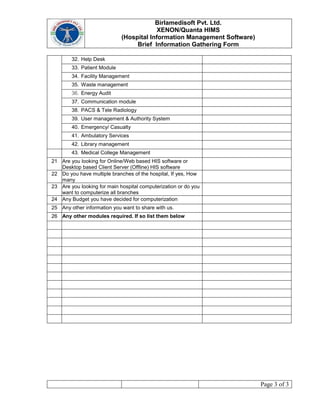 Hims brief questionnaire | DOCX