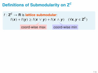 Maximizing Submodular Function over the Integer Lattice | PDF