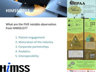 HIMSS13 Conference- Healthcare Information and Management Systems ...