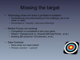 Himss 2011 disruption - a reboot of healthcare_final_david_westfall | PPT