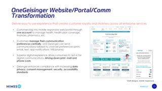 Enterprise Digital Transformation: The Geisinger Experience | PPT