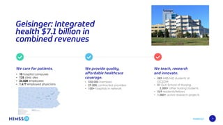 Enterprise Digital Transformation: The Geisinger Experience | PPT