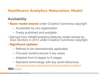 HIMSS Analytics Adoption Model for Analytics Maturity - March 2016 | PPTX