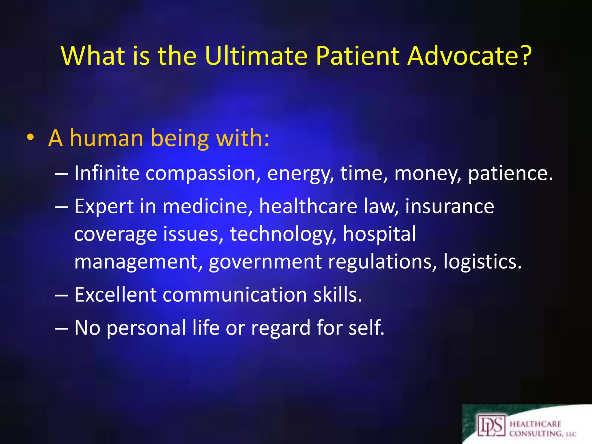 Digital Health Technology: The Ultimate Patient Advocate | PPT