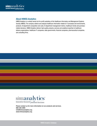 HIMSS EMRAM US 2008 | PDF