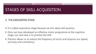 Stages of Skill Aquistion | PPTX