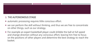 Stages of Skill Aquistion | PPTX