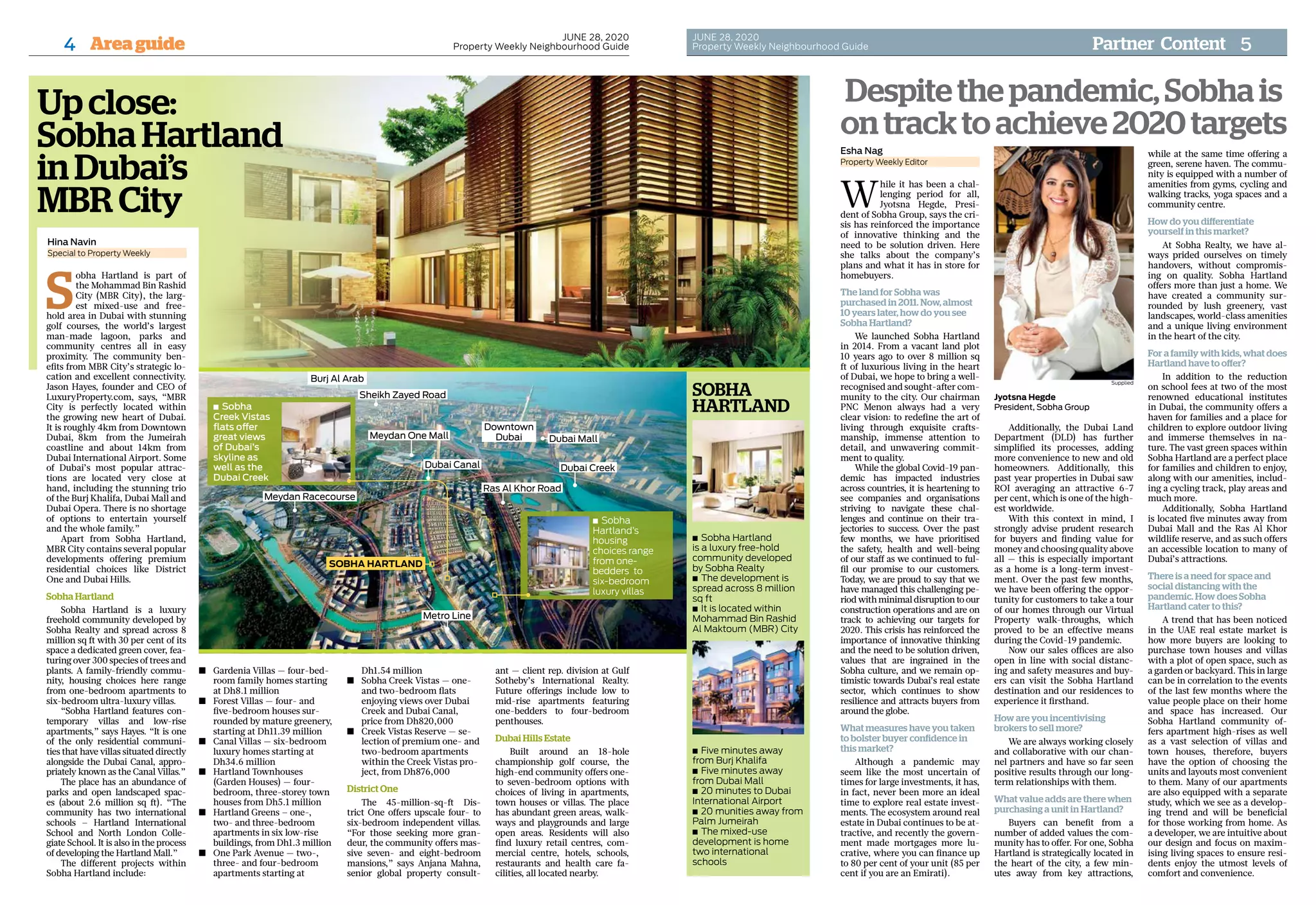 Up close Sobha Hartland in Dubai's MBR City | PDF