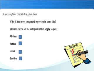checklist | PPT