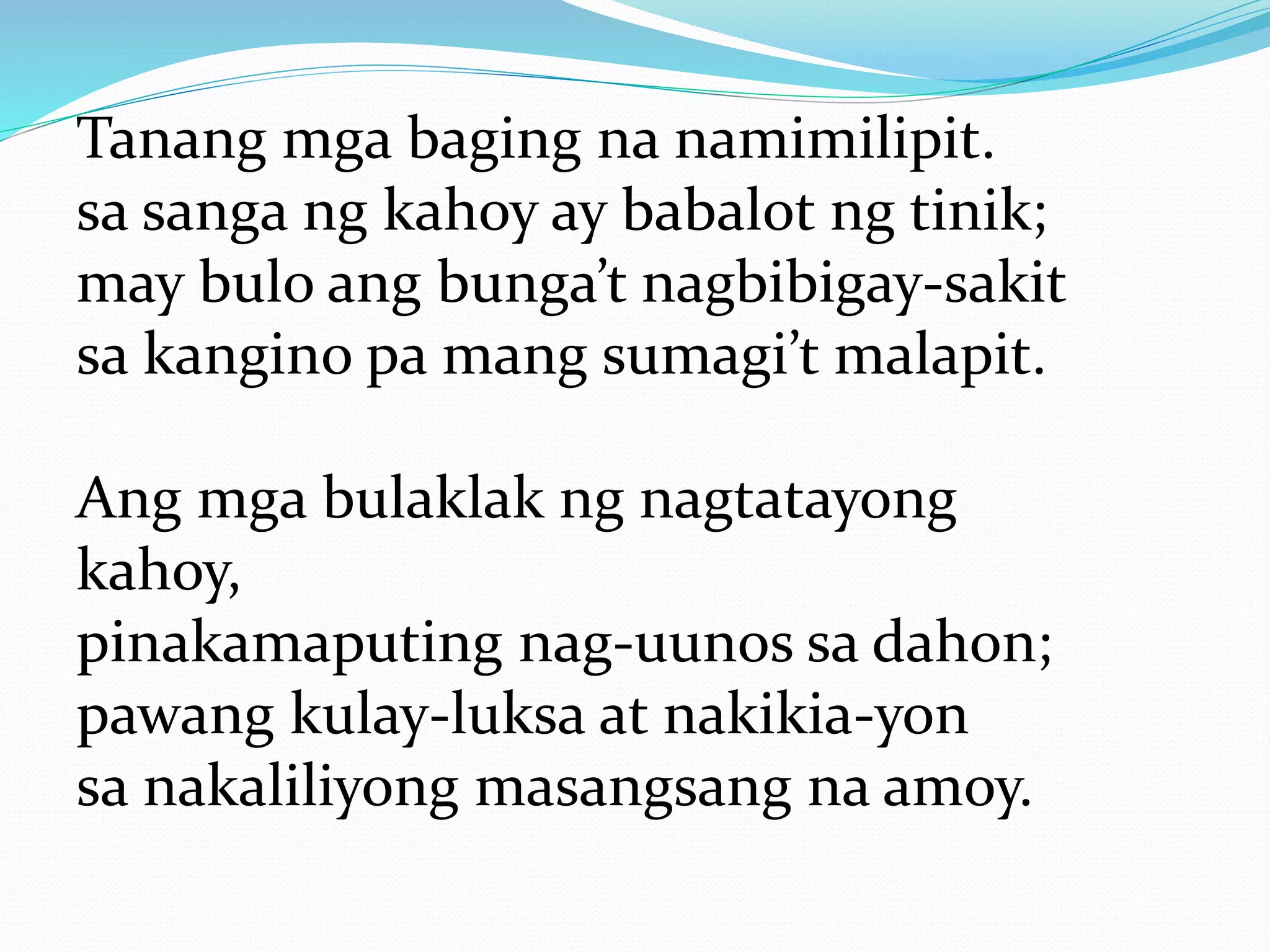 Hinagpis ni florante | PPTX