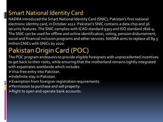 NADRA pakistan | PPTX
