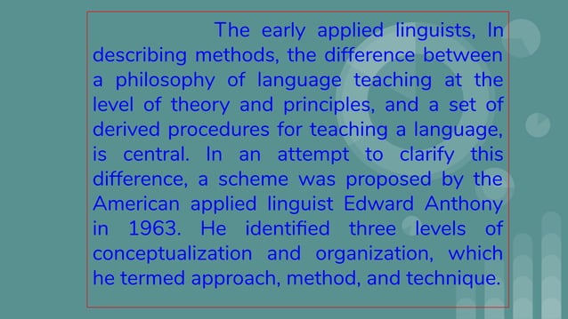 The Nature of language teaching ELT | PDF | Education