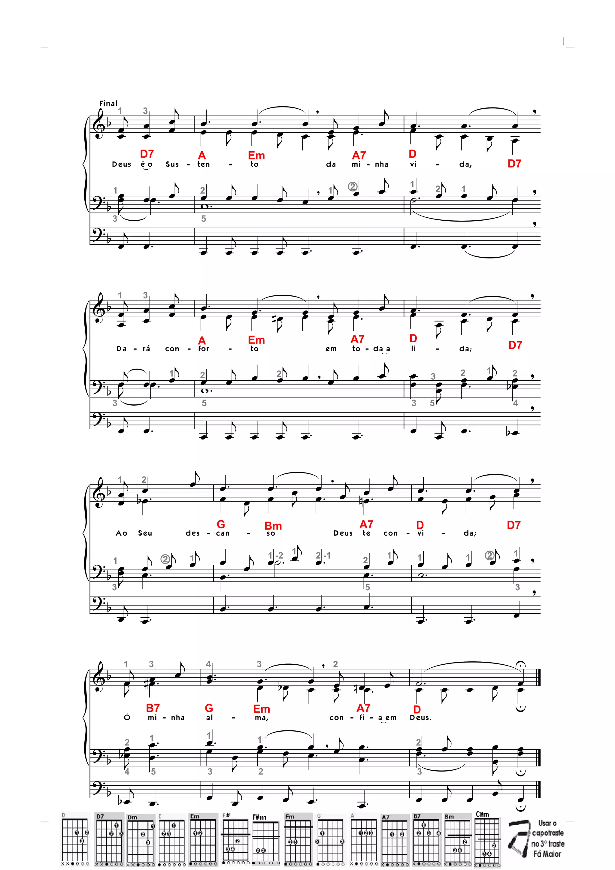 Hinario ccb cifrado e com os acordes no hinario de musica | PDF