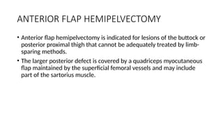 Hindquarter amputation in orthopaedics of humans | PPTX