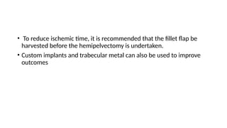 Hindquarter amputation in orthopaedics of humans | PPT