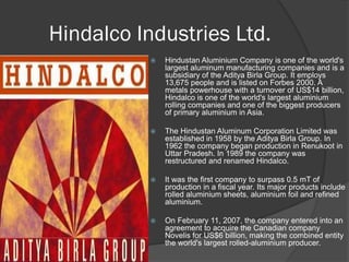 Hindalco novelis acquisition | PPTX