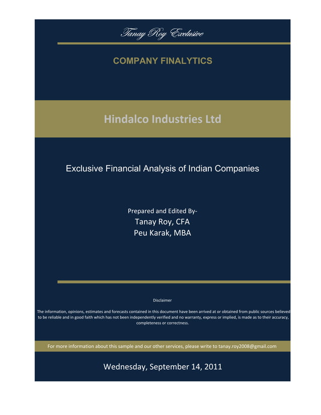 Hindalco industries ltd | PDF