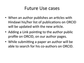 Hindawi orcid updated | PDF | Computing | Technology & Computing