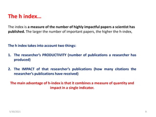 H index | PPTX