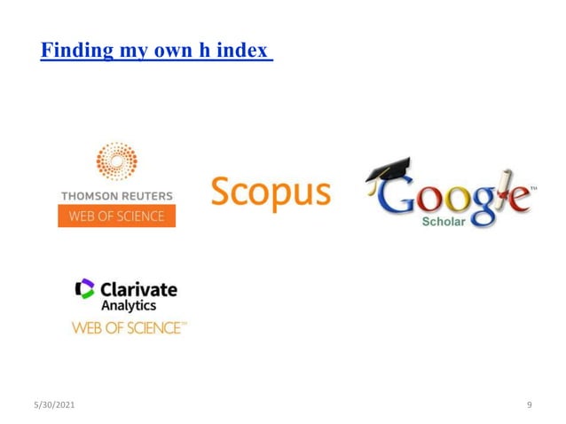 H index | PPTX
