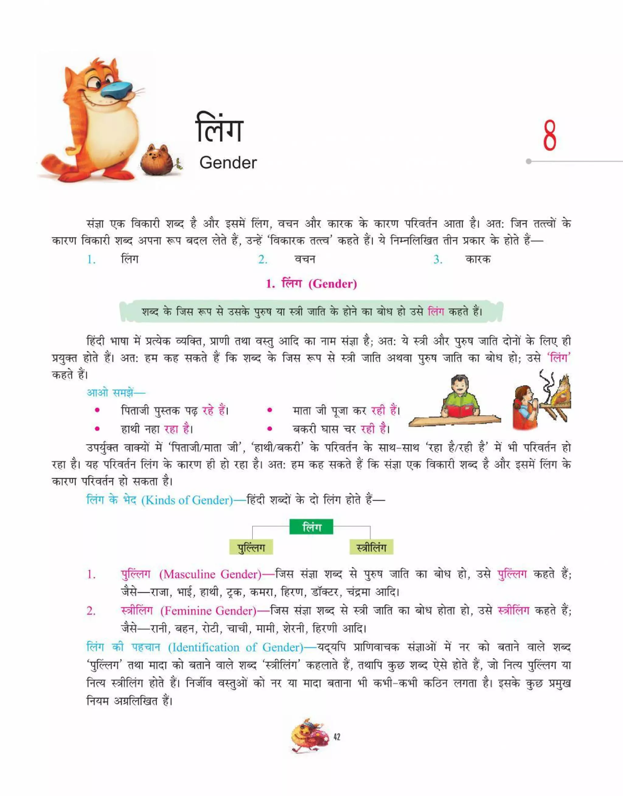 Hindi vyakran-6 CLASS - SIX | PDF