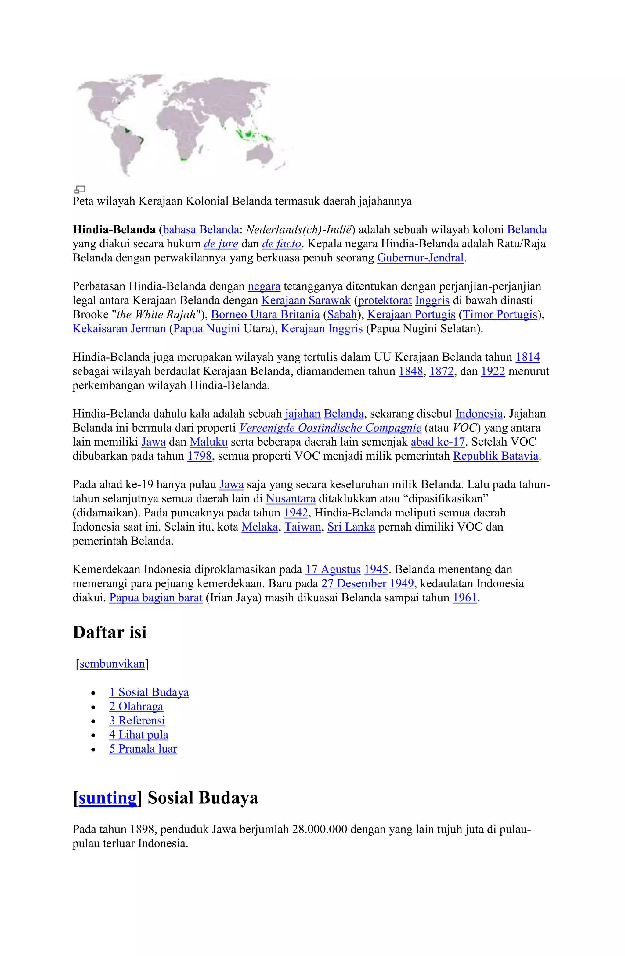 Hindia belanda | PDF