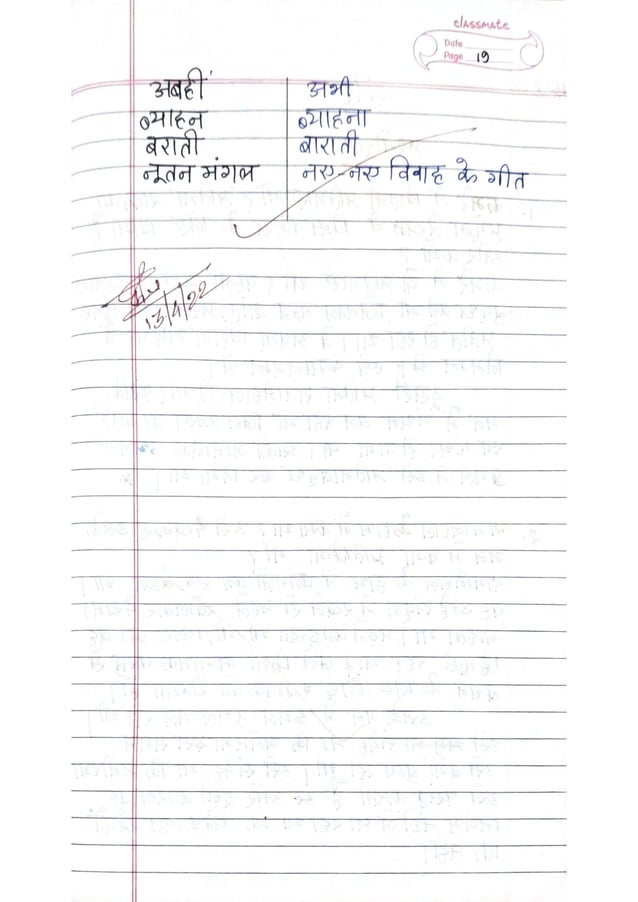 ICSE Hindi Class X Handwritten Notes | PDF
