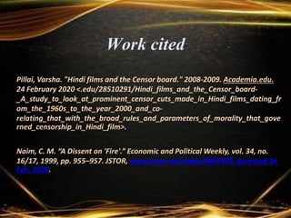 Role of Censor Board in | PPT