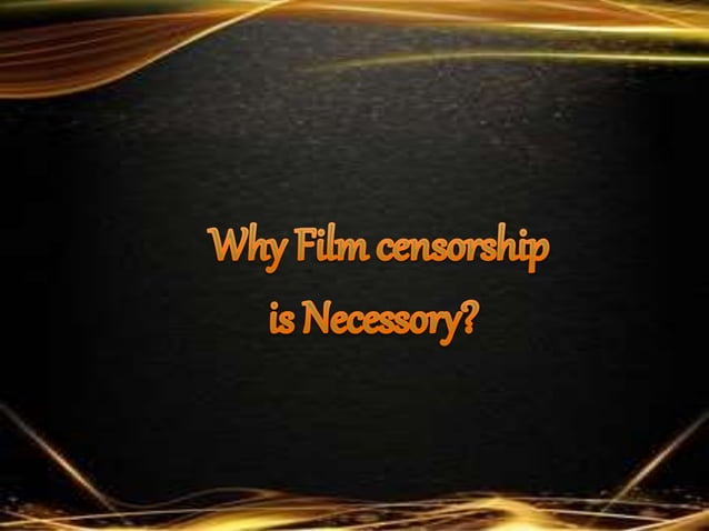 Role of Censor Board in | PPT
