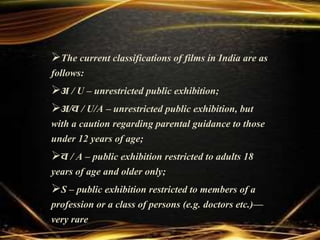 Role of Censor Board in | PPTX