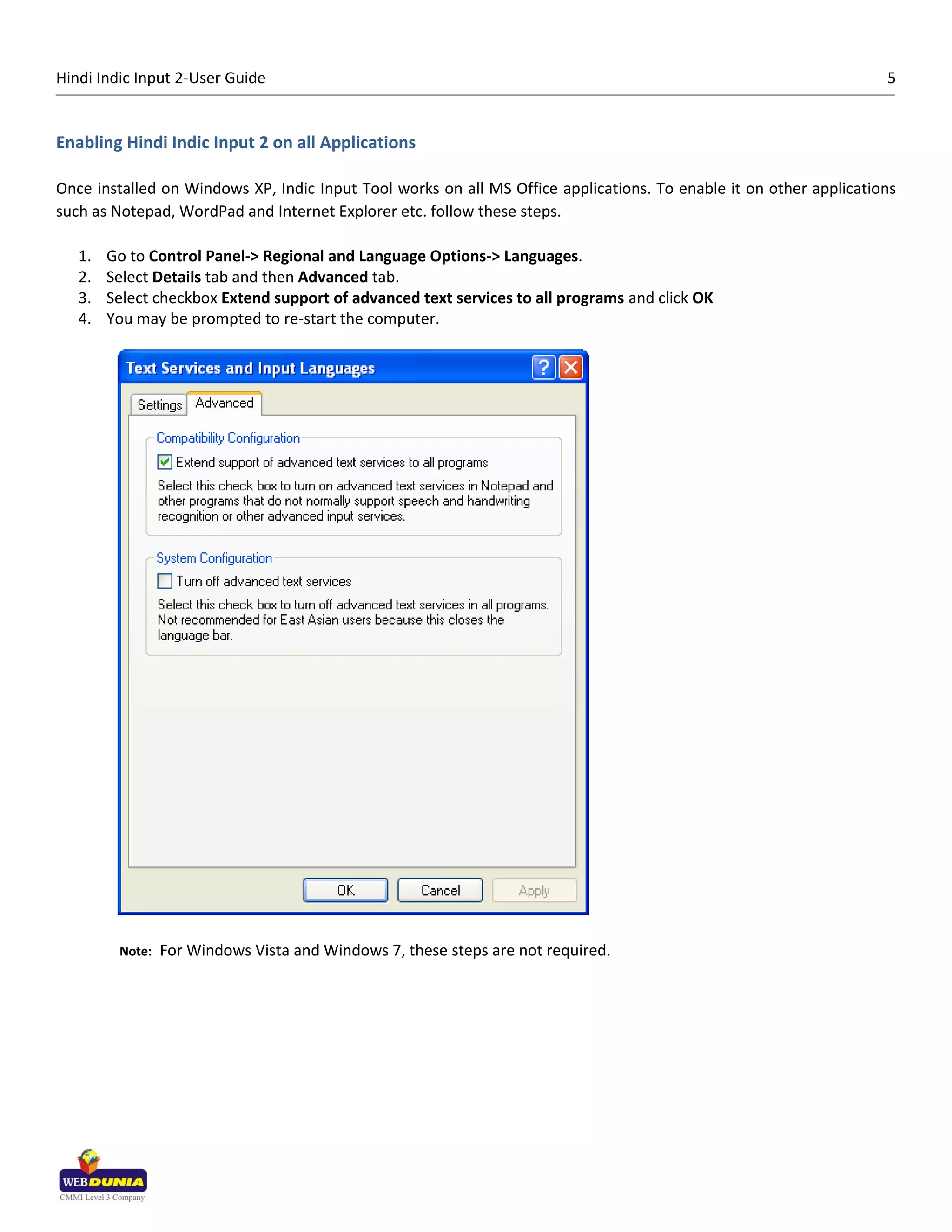 Hindi indic input 2 user guide | PDF