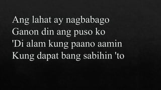 Hindi na nga lyrics | PPT