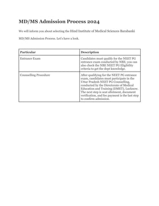 Hind Institute of Medical Sciences Barabanki 2024-25 Admission Open.pdf