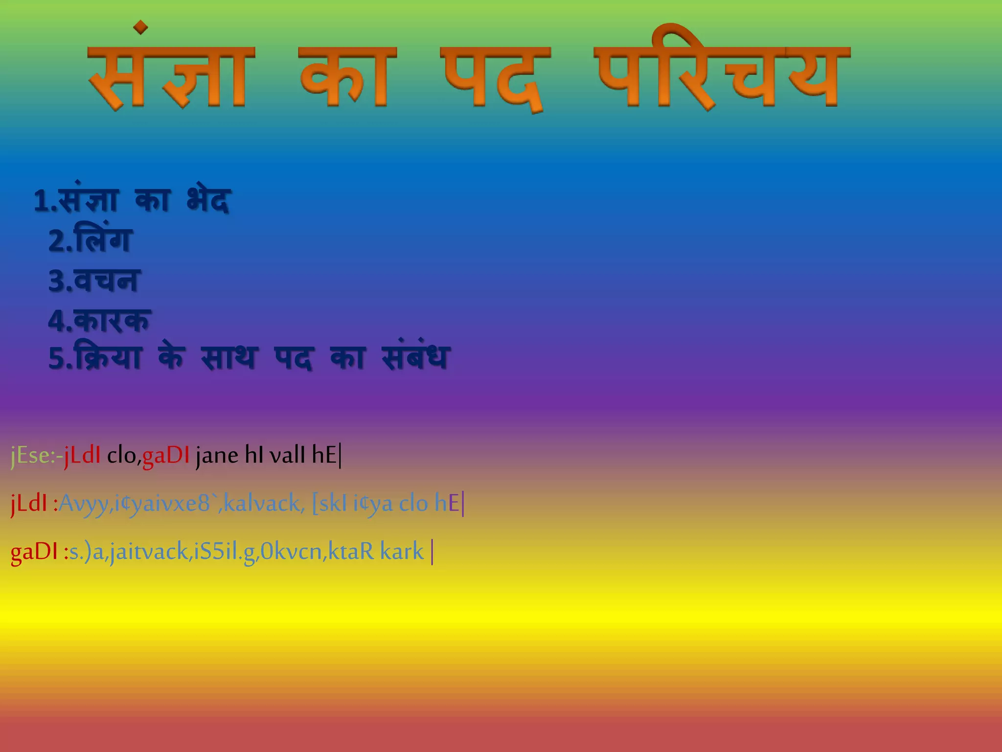 Hindi pad parichay | PPTX