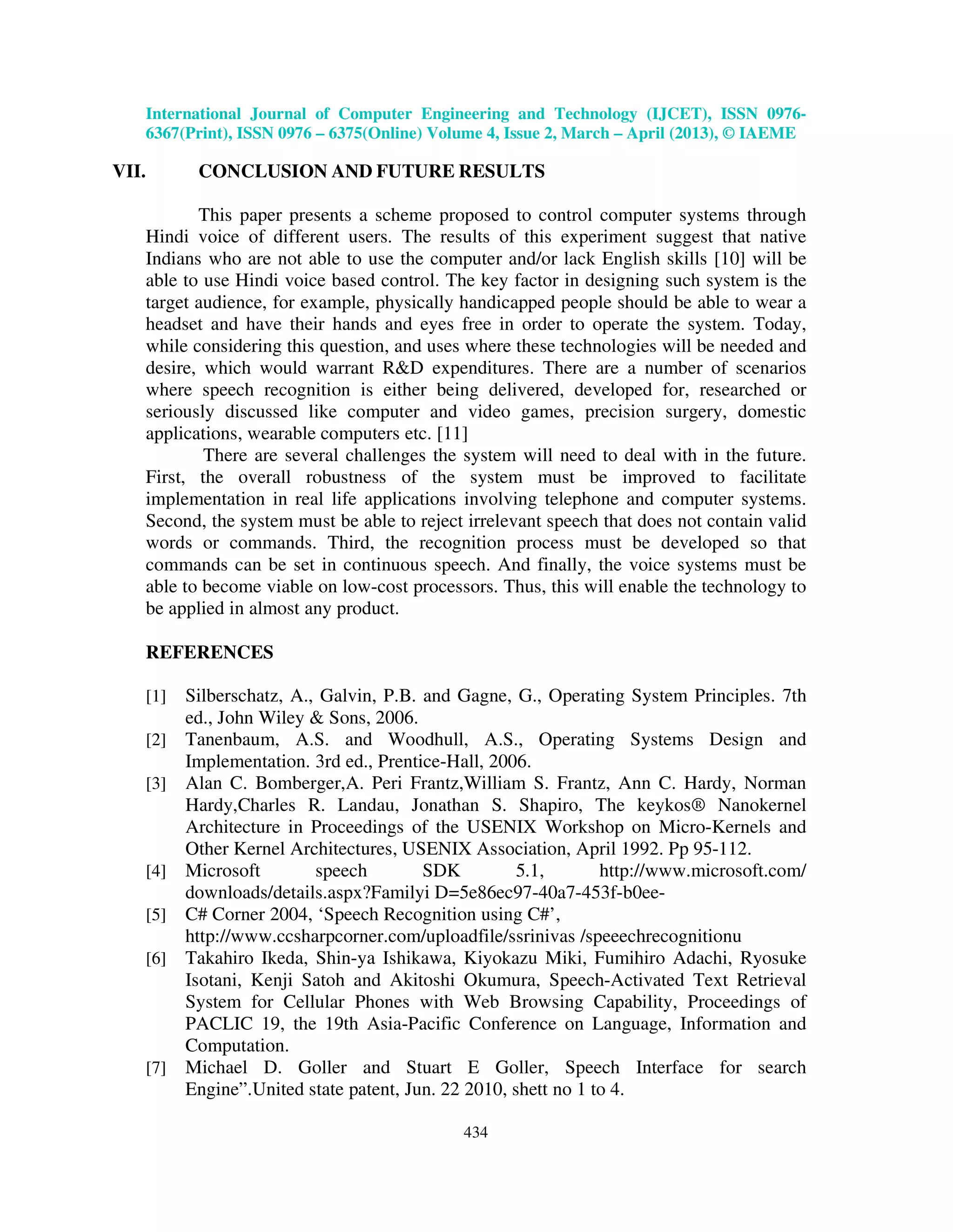 Hindi speech enabled windows application using microsoft | PDF