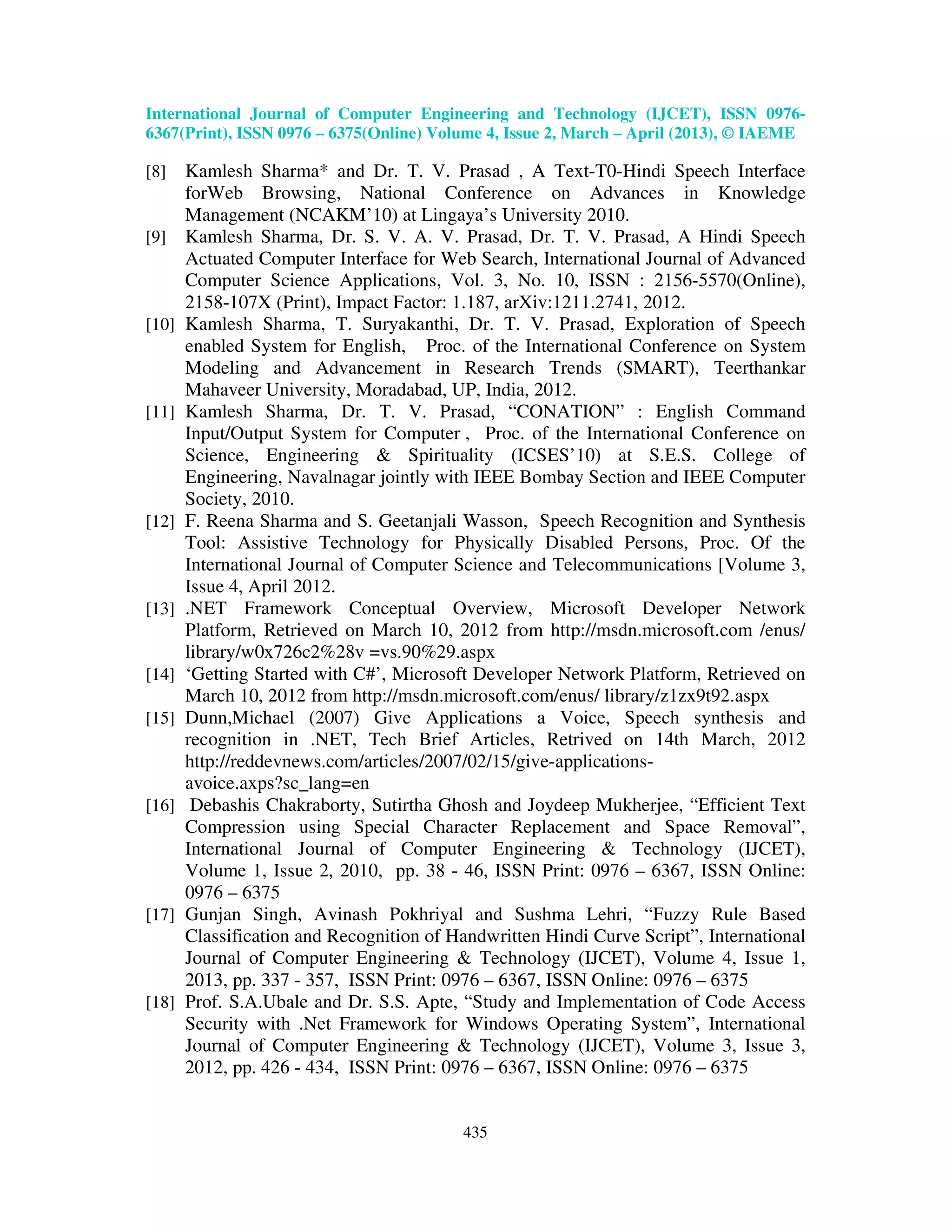 Hindi speech enabled windows application using microsoft | PDF