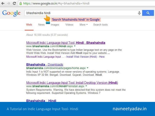 Easy Hindi Typing BhashaIndia | PPTX