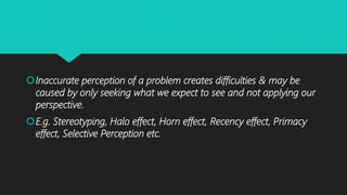 Hindrances to problem solving copy | PPTX