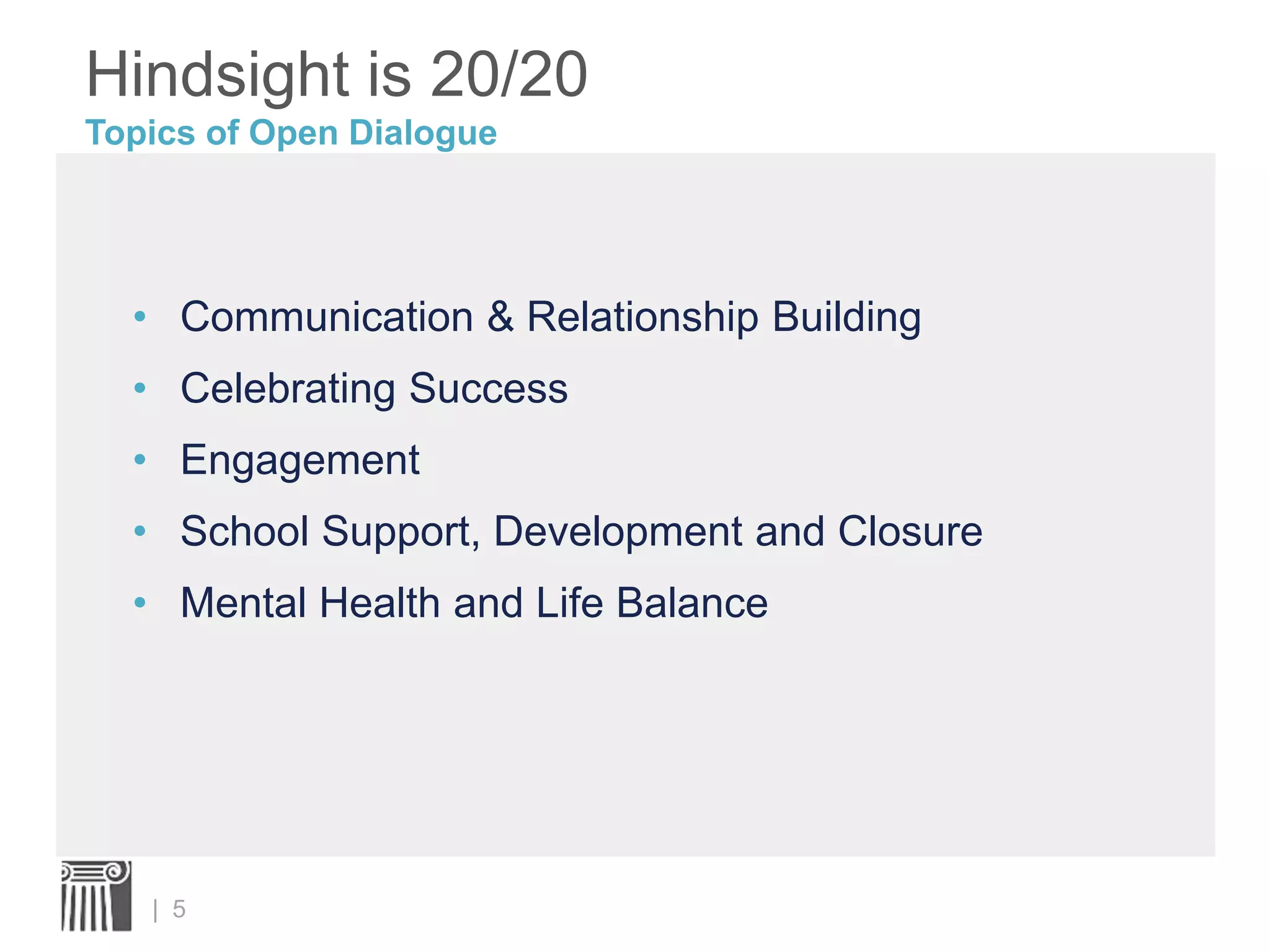 Hindsight is 2020 | PPT