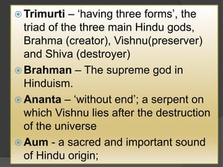 Hindu creation story | PPTX