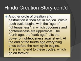 Hindu creation story | PPTX