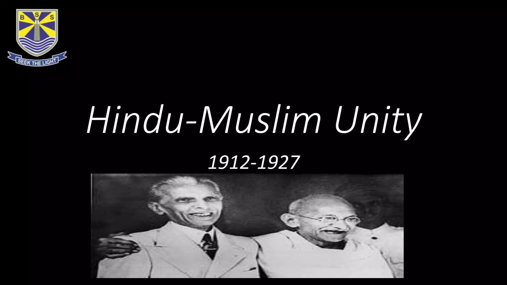 Hindu muslim unity presentation | PPT