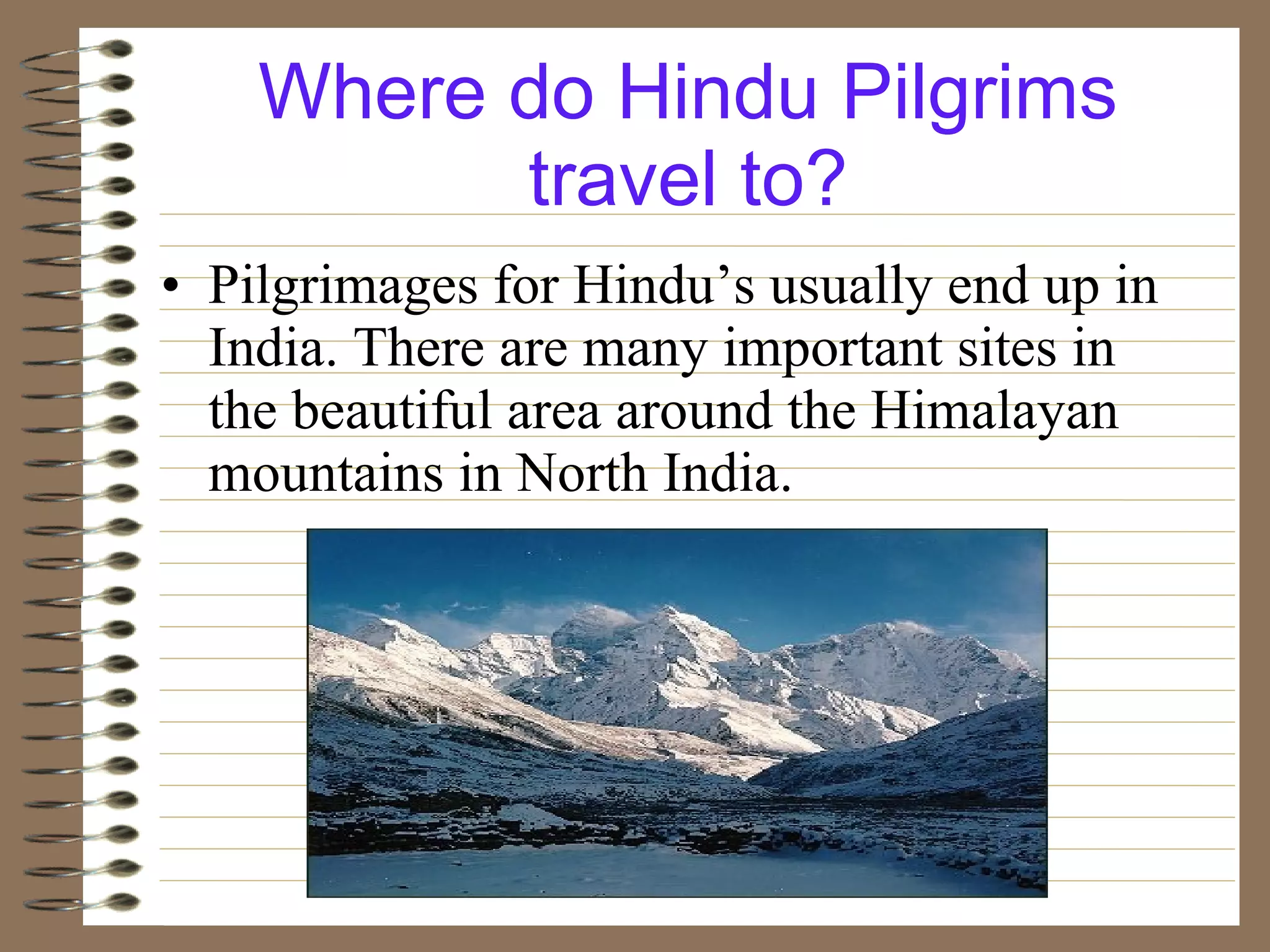 Hindu Pilgrimage | PPT