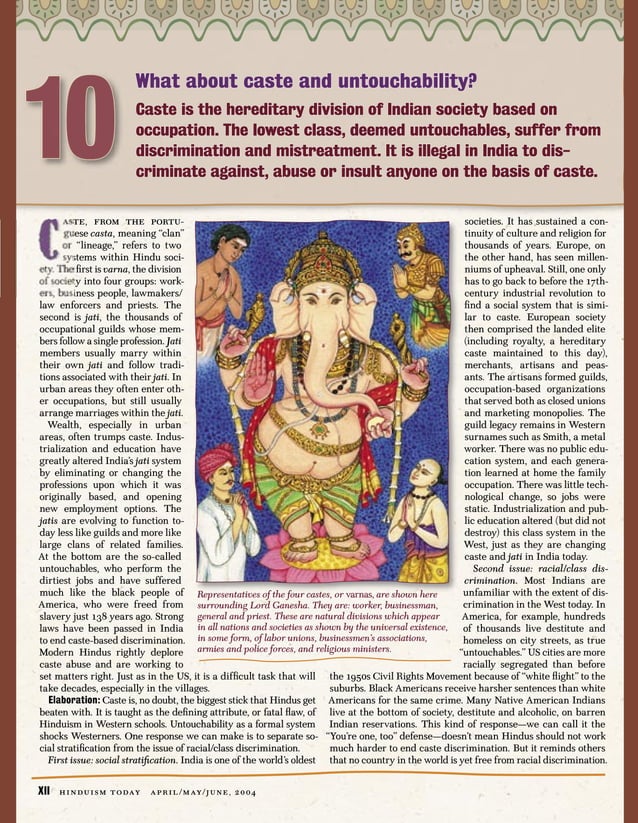 10 Questions on Hinduism with 10 terrific answers | PDF | Hinduism ...