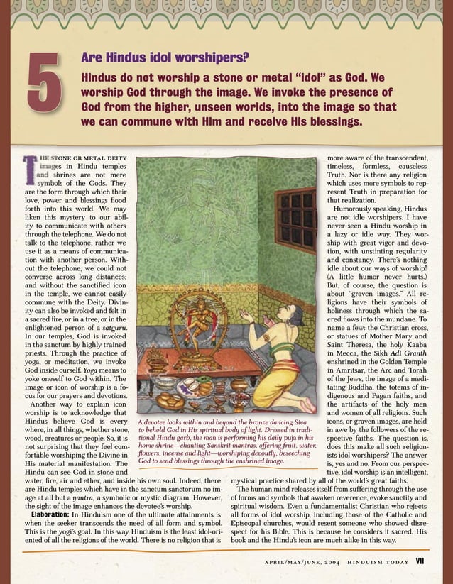 10 Questions on Hinduism with 10 terrific answers | PDF | Hinduism ...