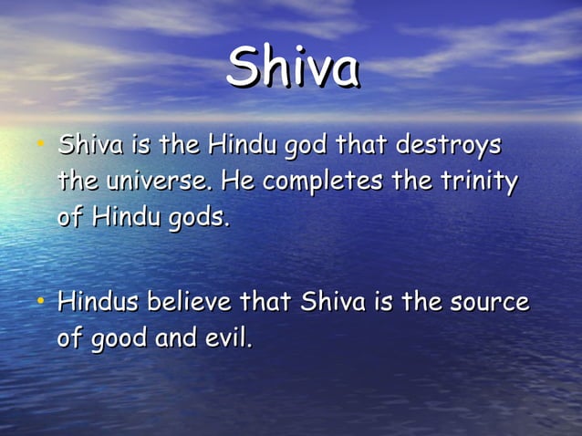 Hindu gods | PPT